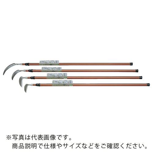 特長：錆びにくいステンレス刃です。様々な場所で使える伸縮式アルミポールを採用しています。用途：藻刈りおよび水際での除草に。仕様：全長(mm)：1205〜3060刃渡り(mm)：85材質／仕上：刃部:ステンレスポール:アルミ　●代表画像につい...