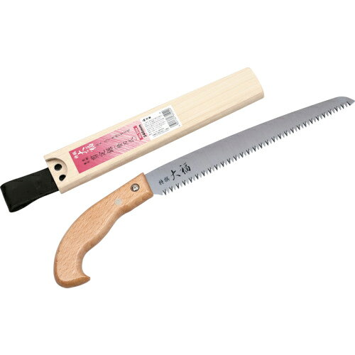 特長：庭木及び果実の剪定用になります。仕様：全長(mm)：390刃渡り(mm)：240材質／仕上：刃部:炭素刃物鋼　●代表画像について 商品によっては、代表画像を使用している場合がございます。 商品のカラー、サイズなどが異なる商品をイメージ...