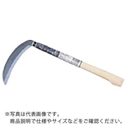 特長：最高級刃物鋼を使用した鎌です。用途：やわらかい草刈り用。仕様：全長(mm)：395刃渡り(mm)：160頭部を薄く鍛造材質／仕上：刃部:安来鋼青紙2号　●メーカー取寄商品について 本商品はメーカーからの取寄商品となります。 納期は、メ...
