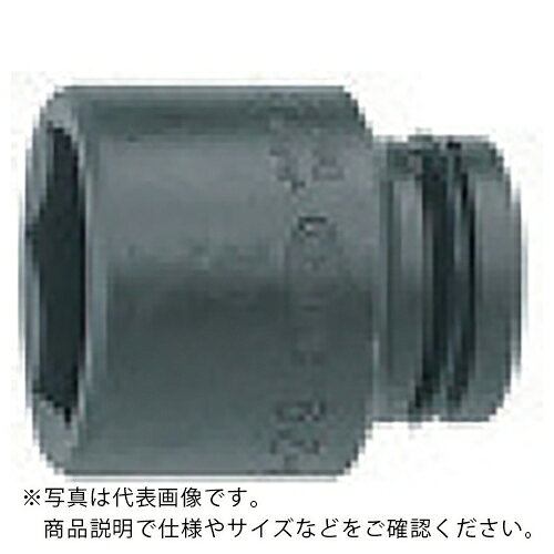特長：差込角12.7mmインパクトレンチ用です。用途：作業におけるボルト・ナットの締め・ゆるめ用です。仕様：対辺寸法(mm)：24差込角(mm)：12.7全長(mm)：42材質／仕上：クロムバナジウム鋼　●代表画像について 商品によっては、...