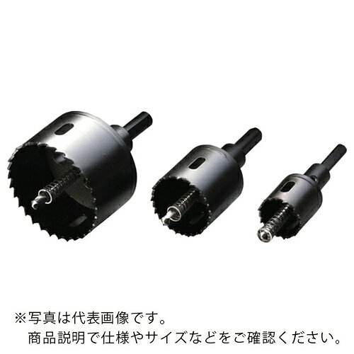 特長：ツバなし設計(17φ以上)貫通作業に適しています。ホルソーを長持ちさせるコツは適正な回転数でご使用ください。基本的に大口径になればなるほど低速回転にして下さい。回転数早見表は商品パッケージに同梱されています。金属系の穴あけの際は切削オ...
