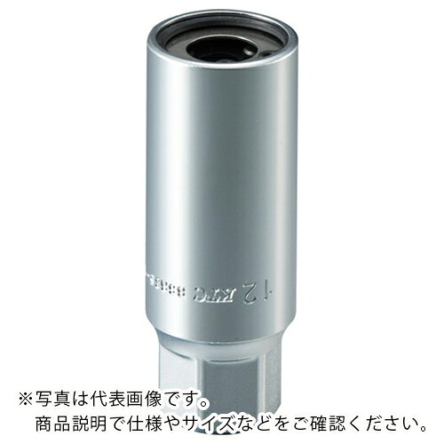 特長：スタッドボルトの脱着（丸棒にも使用可）締め付け、緩めの両方に使えます。3つのローラーが3方向からスタッドボルトをつかむため、安定した作業が可能です。センターが貫通しているので、レンチ本体より長いスタッドボルトにも使用できます。（めがね...