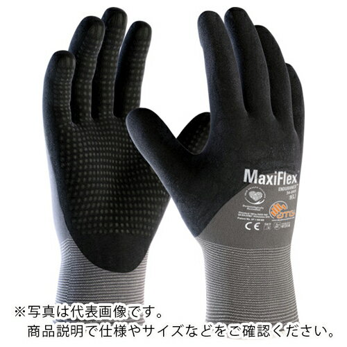 特長：特許取得のマイクロ発泡ニトリルコーティングは熱と蒸れを360°全方向から放出し、手の温度を最適に保ちます。滑り止めドット加工により、手袋のコーティング面のクッション性が向上しています。優れた成形、フィット感と感触 - 自然な人の手を模...