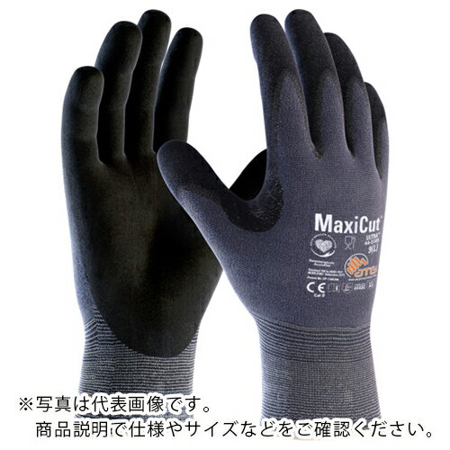特長：特許取得のマイクロ発泡ニトリルコーティングは熱と蒸れを360°全方向から放出し、手の温度を最適に保ちます。マキシカット［［R上］］・ウルトラ［［TM上］］は、従来のマキシカット［［R上］］の耐切創性に薄さ・快適性・耐久性をさらに高めた...