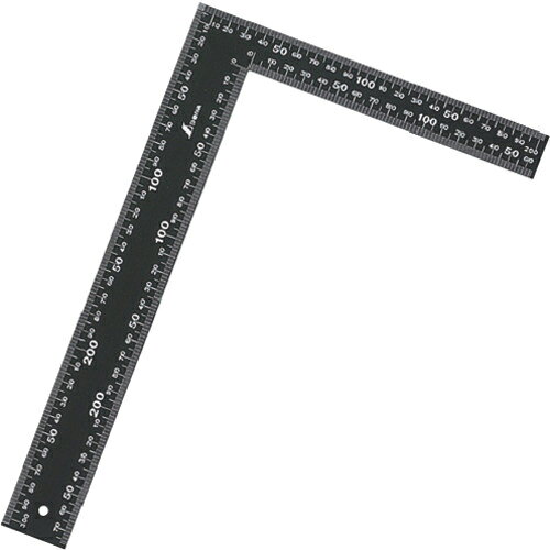 特長：インチ寸法なので、2×4建築に便利です。用途：2×4建築に。仕様：長辺(mm)：305短辺(mm)：204幅(mm)：38厚さ(mm)：1.2目盛仕様：表裏cm精度：直角度：300mmにつき、0.3mm以下長さの許容差：±0.2mm材...