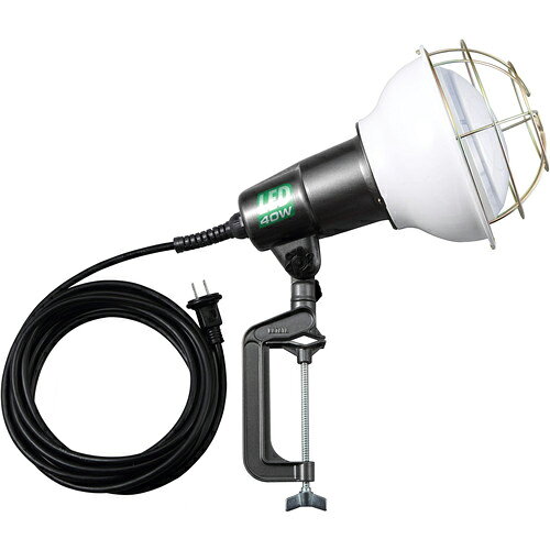 特長：軽量LED電球仕様のエコノミータイプです。40WのLED電球を使用しています。ビーム角110度の広角タイプです。雨中でも安心の屋外用防雨型です。用途：仕様：明るさ(lm)：4700電源(V)：100消費電力(W)：40コード長さ(m)...