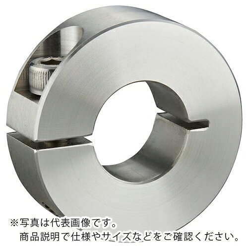 特長：締結力の強いスリットタイプです。交換時に便利な型番マーキング付きです。用途：ベアリングとシャフトの固定。仕様：内径(mm)：11外径(mm)：30総幅(mm)：12締付ねじ：M5×16材質／仕上：ステンレス(SUS304)　●メーカー...