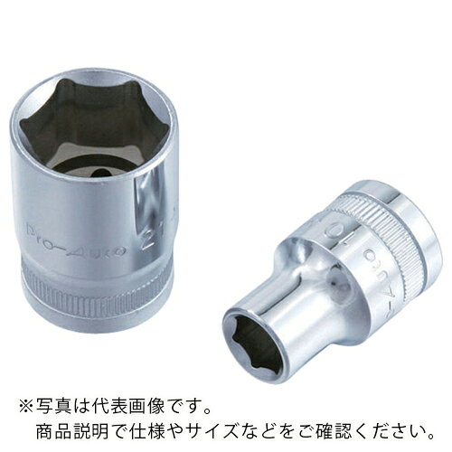 特長：ボルトナットの角を傷つけにくい面接触タイプです。ソケット6角形状。用途：ボルトやナットの締め付け、緩め作業。仕様：対辺寸法(mm)：12差込角(mm)：12.7全長(mm)：36対辺(mm)：12材質／仕上：クロームバナジューム鋼　●...