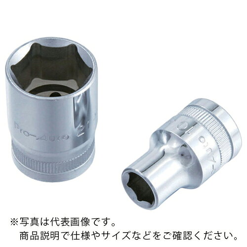 特長：ボルトナットの角を傷つけにくい面接触タイプです。ソケット6角形状。用途：ボルトやナットの締め付け、緩め作業。仕様：対辺寸法(mm)：14差込角(mm)：12.7全長(mm)：36対辺(mm)：14材質／仕上：クロームバナジューム鋼　●...