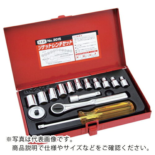特長：差込角6.35ミリのソケットレンチセットです。用途：自動車、バイク、機械類の整備や修理作業に。仕様：差込角(mm)：6.35セット内容(点)：15ケース寸法(mm)間口：195ケース寸法(mm)奥行：116ケース寸法(mm)高さ：32...