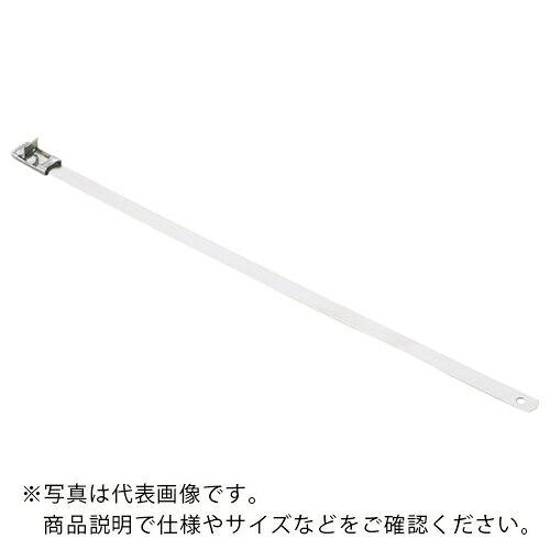 特長：切断されたバンドの先端を折り曲げて内側に止めるので、取り扱いは安全で結束部の厚さは薄く仕上がります。結束時間は従来の半分で済みます。耐放射線性、耐候性、耐食性、耐熱性などの厳しい使用条件に適しています。用途：過酷な環境でのケーブルなど...