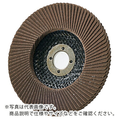特長：一般研削研磨用として仕上がりも美しく、幅広い用途に対応できます。日本製の研磨材を使用しています。研磨布の角にアールをつけて初期研削の深い傷を防ぎます。ディスクを水平に当てることができます。用途：バリ取り、面取り。サビ落とし、傷取り、ス...