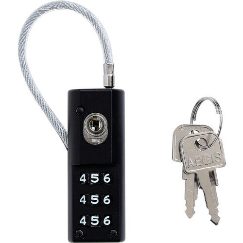 特長：錠ひとつでダイヤル符号とカギの2つの解錠が可能です。解除番号を忘れても付属のキーで解除できます。ひとつのカギを2人で共有することも可能です。解除番号は自由に設定できます。用途：ロッカー、ポスト、倉庫などに。仕様：幅(mm)：19ツル径...