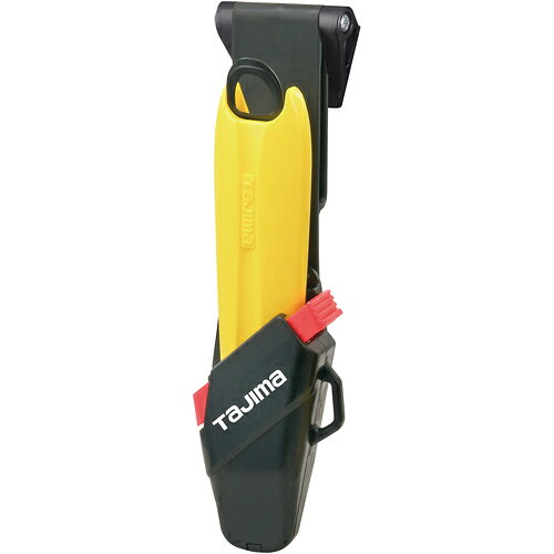 特長：オートロック式(ロック力25キロ)です。ホルダー全体に焼入したステンレス鋼を採用しています。ホルダー部がドライバーと同等の硬度なので、ねじを締めたり、つく、こじるが可能になりカッター本体を多機能工具として使用できます。樹脂製のホルスタ...