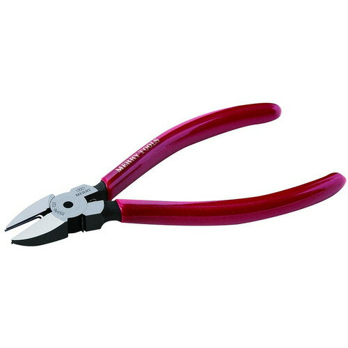 特長：飛散防止方式により、切断片が飛び散らないよう確実に保持します。リード線などの切断に適しています。用途：飛散防止方式により、切りカスを保持します。仕様：全長(mm)：150刃表面形状：薄刃切断能力(mm)鉄線：φ1.5切断能力(mm)銅...