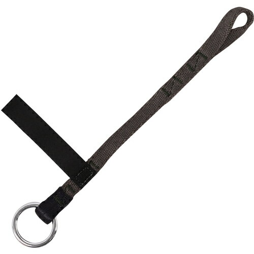 特長：フルハーネスの背中にあるD環に連結ベルトを取り付け、安全ブロックなどのフックの着脱を容易にします。未使用時は面ファスナーでフルハーネスの肩部に固定できます。用途：フルハーネス装着時に安全ブロックなどのフックを簡単に取り付けができます。...