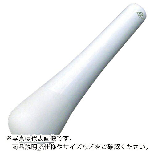 特長：ムライト製ですので、酸・アルカリに強く、恒量性に優れています。仕様：耐熱温度(℃)：1050℃(常用)乳棒長さ(mm)：87±2比重：2.4化学組成：SiO2／63％、Al2O3／31％化陶型型番：CW-2　●メーカー取寄商品について...