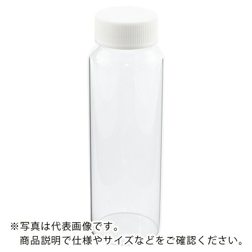 仕様：型番：No.8材質：本体／硼珪酸ガラス、キャップ／PP(ポリプロピレン)・PE(ポリエチレン)、パッキン／PP(ポリプロピレン)ハイシート透明容量：110mL口内径×胴径×全長：φ20.3×φ40×120mm　●メーカー取寄商品につい...