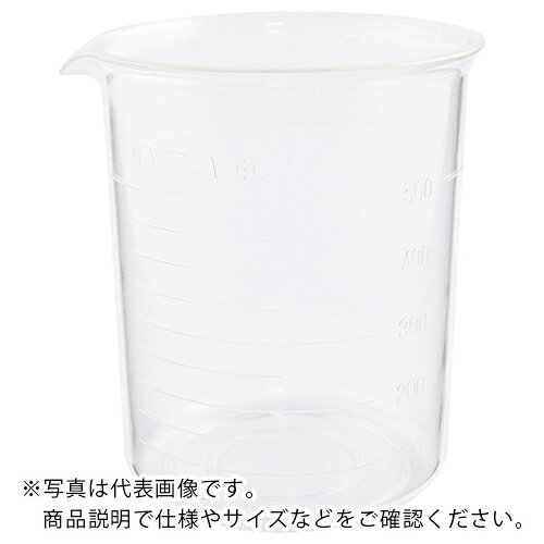仕様：容量(ml)：500耐熱温度(℃)：160タイプ：手無し材質：TPX［［R上］］(ポリメチルペンテン)手なし口外径×口内径×胴径×高さ：φ98×φ92×φ89×120mm一目盛：50ml　●メーカー取寄商品について 本商品はメーカーか...