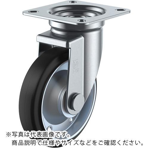 特長：標準的な大型キャスターで、重量物の運搬に数多く使用されています。走行時の衝撃を緩和します。用途：台車、ワゴンに最適です。仕様：許容荷重(daN)：250許容荷重(kgf)：255車輪径D(mm)：200車輪幅(mm)：43取付高H(m...