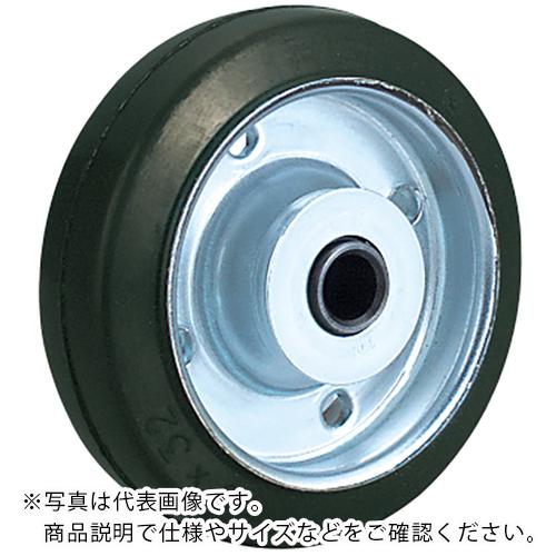 特長：ゴム車輪は走行時の衝撃を緩和します。用途：台車、ワゴンに最適です。仕様：許容荷重(daN)：200許容荷重(kgf)：204車輪径D(mm)：150車輪幅(mm)：40適合機種：ユーエイキャスター製WJ、WJB、WK、WKB、WJK型...
