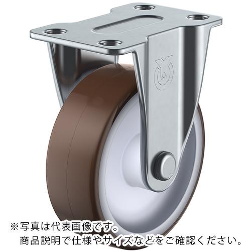 特長：走行性、耐荷重性を備えた標準的な小型キャスターです。用途：台車や家具、什器に。仕様：許容荷重(daN)：60許容荷重(kgf)：61.2車輪径D(mm)：100車輪幅(mm)：28取付高H(mm)：122取付座A(mm)：100取付座...