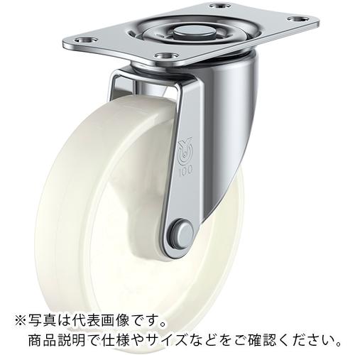 特長：高級感のあるクロムメッキ仕上げで装飾性に優れます。ナイロン車輪は始動抵抗が少なく、耐摩耗性に優れています。用途：台車や家具、什器に。仕様：許容荷重(daN)：40許容荷重(kgf)：40.8車輪径D(mm)：50車輪幅(mm)：21取...
