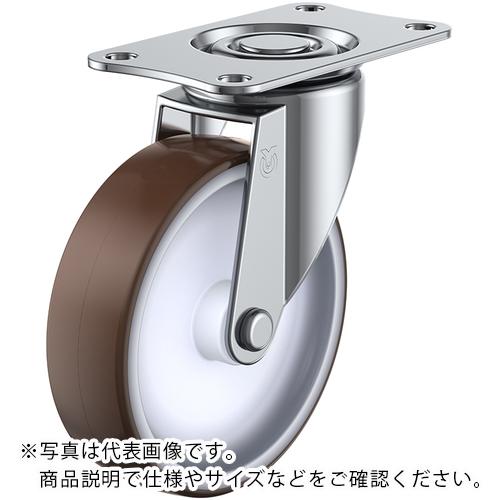 特長：高級感のあるクロムメッキ仕上げで装飾性に優れます。ウレタン車輪は耐油性、耐摩耗性に優れています。用途：台車や家具、什器に。仕様：許容荷重(daN)：38許容荷重(kgf)：38.8車輪径D(mm)：50車輪幅(mm)：21取付高H(m...