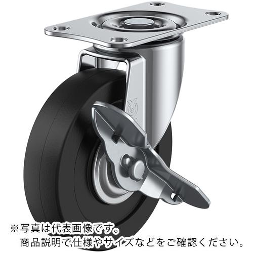 特長：高級感のあるクロムメッキ仕上げで装飾性に優れます。用途：台車や家具、什器に。仕様：許容荷重(daN)：30許容荷重(kgf)：30.6車輪径D(mm)：65車輪幅(mm)：21取付高H(mm)：82取付座A(mm)：70取付座B(mm...
