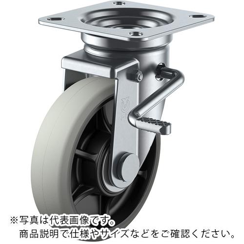 特長：標準的な大型キャスターで、重量物の運搬に数多く使用されています。ホイール部分にナイロンを使用することにより、軽量に仕上がっています。用途：ロールボックスパレット、台車。仕様：許容荷重(daN)：180許容荷重(kgf)：183.6車輪...