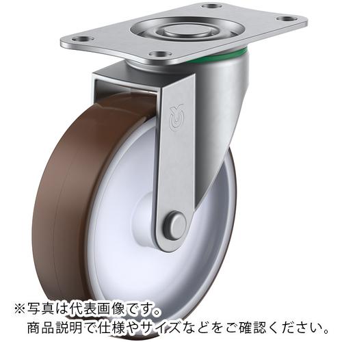 特長：耐水性、耐食性に優れたオールステンレス製金具を使用した標準的な小型キャスターです。食品、薬品などを扱う水回りやサビを嫌う場所に最適です。用途：オールステンレス製食品台車、薬品台車、ワゴン。仕様：許容荷重(daN)：38許容荷重(kgf...