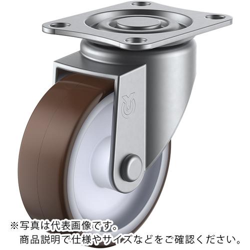 特長：耐水性、耐食性に優れたオールステンレス製金具を使用しています。走行性・耐荷重を備えた小型キャスターです。食品、薬品などを扱う水回りやサビを嫌う場所に最適です。用途：オールステンレス製食品台車、薬品台車、ワゴン。仕様：許容荷重(daN)...