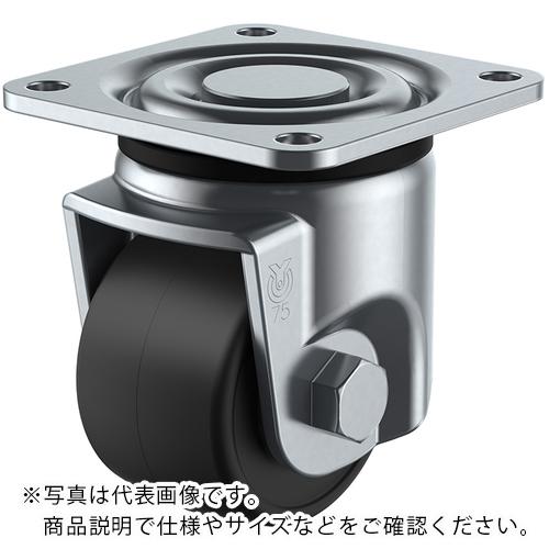 特長：大型機械・装置などの重量物用に設計された小型低床式重荷重用キャスターです。用途：機械装置などの搬入、設置に最適です。仕様：許容荷重(daN)：300許容荷重(kgf)：306車輪径D(mm)：50車輪幅(mm)：38取付高H(mm)：...