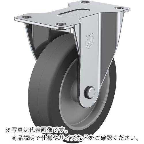 特長：高級感のあるクロムメッキ仕上げです。床面に跡が付きにくい材質です。床面を汚しにくいエラストマー車輪を使用しています。用途：台車や家具、什器に。仕様：許容荷重(daN)：30許容荷重(kgf)：30.6車輪径D(mm)：65車輪幅(mm...