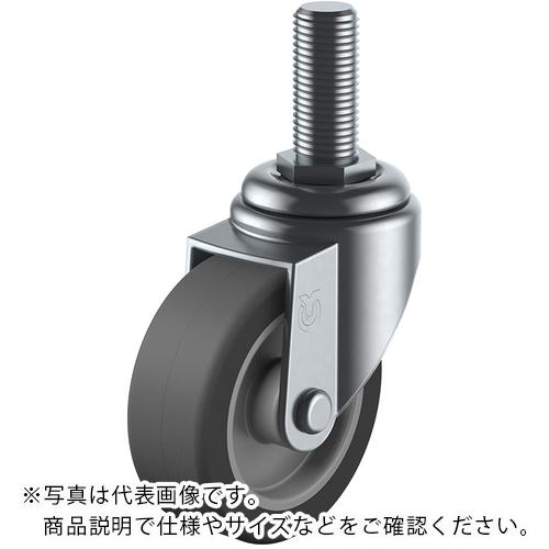 特長：走行性・耐荷重を備えた標準的な小型キャスターです。軽量物運搬用のワゴンやラックに最適です。床面に跡が付きにくい材質です。床面を汚しにくいエラストマー車輪を使用しています。用途：台車や家具、什器に。仕様：許容荷重(daN)：40許容荷重...