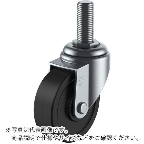 特長：厨房機器やワゴンなどで広く使用されています。走行性、耐荷重性を備えた標準的な小型キャスターです。用途：台車や家具、什器に。仕様：許容荷重(daN)：50許容荷重(kgf)：51車輪径D(mm)：50車輪幅(mm)：28取付高H(mm)...