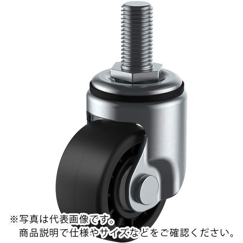 特長：取付高さを低く抑えた重荷重用キャスターです。機器の設置などによる長期間の重荷重による車輪の変形が起きにくくなっています。用途：機械装置などの搬入、設置に最適です。仕様：許容荷重(daN)：160許容荷重(kgf)：163車輪径D(mm...