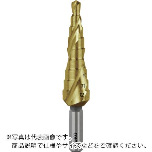 特長：チタンコーティングにより耐熱性が高く、多様なワーク材質に対応可能です。ノンコーティング品と比較して約3〜4倍長寿命です。CBN研磨とスパイラルフルートによりビビりを最小限に抑えて高い切削性能を発揮します。スパイラルフルートにより長い切...