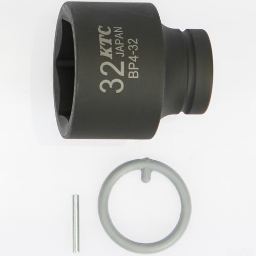 特長：AMBACシステム採用で、使用時のピン飛び出しを防止します。パワーフィット採用で、ボルト・ナットのなめりを防止します。新型リングの採用により、ピン・リングの装着も簡単です。刻印に加え、見やすいサイズ表示を施しています。仕様：差込角(m...