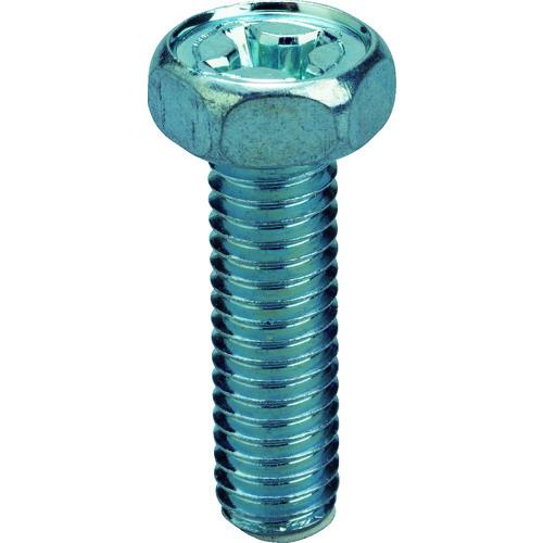 特長：アプセットタイプの十字穴付六角ボルトです。締付工具は、レンチもしくはドライバーの両方の使用が可能です。環境に配慮した三価クロメート品です。仕様：寸法(mm)d：M5寸法(mm)L：50ねじピッチ(mm)：0.8ねじ部長さ(mm)：50...