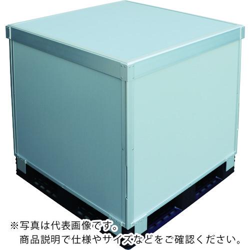 特長：パネルが軽量なので1人でも簡単に組立てできます。（組立時間約1分）今まで2段積みが難しかった貨物も、対応可能です。アルミ枠なので、錆びることなく、クリーンな環境で使用可能です。お手持ちのパレットに、置くだけで取り付けが可能です（木パレ...