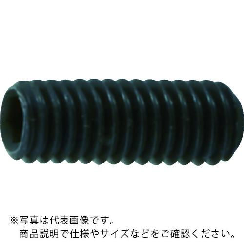 特長：SCM材を使用し、高い強度があります。仕様：寸法(mm)d：M3寸法(mm)L：4ねじピッチ(mm)：0.50六角穴対辺寸法(mm)：1.5強度区分：45H表面処理：黒染め（四三酸化鉄被膜）ねじ部長さ(mm)：4先端形状：平先パッケー...