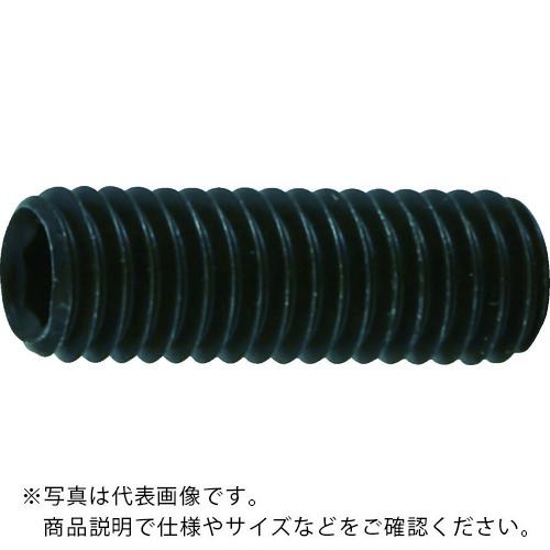 特長：SCM材を使用し、高い強度があります。仕様：寸法(mm)d：M5寸法(mm)L：6ねじピッチ(mm)：0.80六角穴対辺寸法(mm)：2.5強度区分：45H表面処理：黒染め（四三酸化鉄被膜）ねじ部長さ(mm)：6先端形状：平先パッケー...
