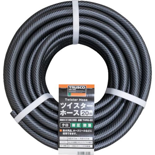 特長：ねじれにくいスパイラル構造のホースです。さらっとした表面でホース同士のくっつきを軽減します。藻が生えにくい防藻仕様です。THR型のホースリールの補修としても使用できます。耐圧性が高く、止水機能付きのノズルの取り付けができます。用途：散...