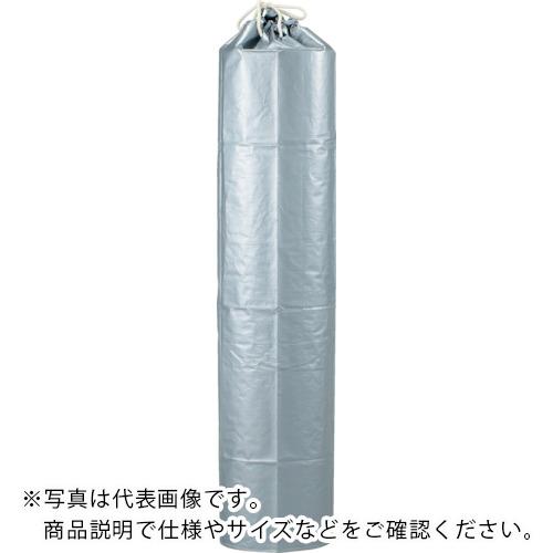 特長：円筒型の上下開口式でボンベの上から被せます。上部口元にはロープが通してあり、巾着仕様になっています。用途：直射日光からのボンベ保護、内圧上昇軽減。仕様：幅(mm)：440長さ(mm)：1000色：シルバーグレー適合ボンベ：アセチレン瓶...