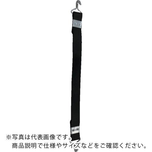特長：伸縮性があり、収納品の取り出しも簡単です。フック式のため取り付けが簡単です。用途：棚上の商品の落下防止に。仕様：幅(mm)：20色：ブラック長さ(m)：1.20適合棚間口(mm)：1500両端2本線カギフック付先端金具幅寸法：約6mm...