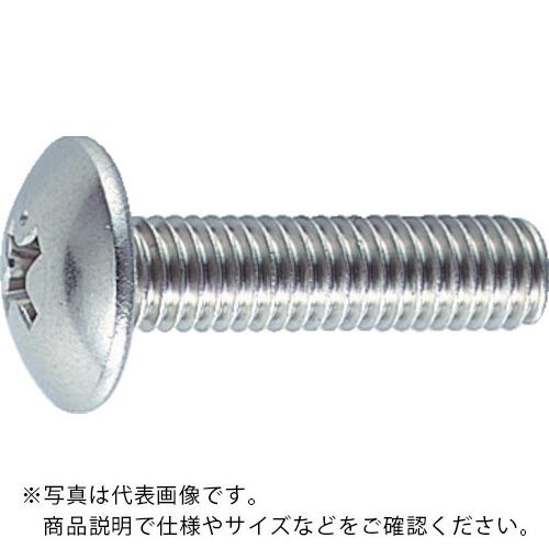 特長：頭部直径が大きいので、大きなねじ穴の場合に適します。仕様：寸法(mm)d：M5寸法(mm)L：50ねじピッチ(mm)：0.8頭部径(mm)：11.8頭部厚さ(mm)：3.1適合ドライバー：プラスNo.2強度区分：A2-50相当パッケー...
