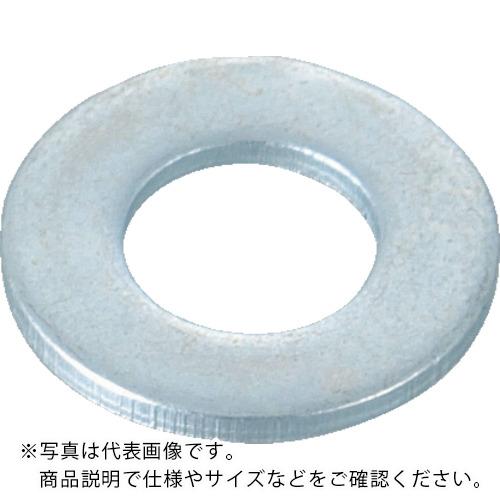 特長：おねじの頭あるいはナットが母材に食い込まないための一般的な平ワッシャーです。仕様：呼び径：M12外径(mm)：26内径(mm)：12.5厚さ(mm)：2.3表面処理：ユニクロパッケージ：ボルトンパック（ブリスター）材質／仕上：冷間圧延...