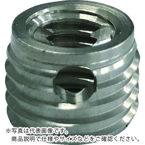 特長：エンザート［［R下］］は直タップではめねじ破壊が起こり易い樹脂やアルミなどに使用できる作業性の良いインサートナットです。割溝又は三つ穴形状の切刃を持ち、自身の刃で相手材を切るので前タップが必要ありません。エンザート［［R下］］でめねじ...