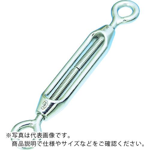 特長：枠を回転させると、緩めたり、締めたりすることができます。用途：ワイヤロープの張り具合の調節に。仕様：使用荷重(kN)：0.39ねじ径：M3L(mm)：45A(mm)：22W(mm)：8.5B(mm)：40d(mm)：7.5D(mm)：...